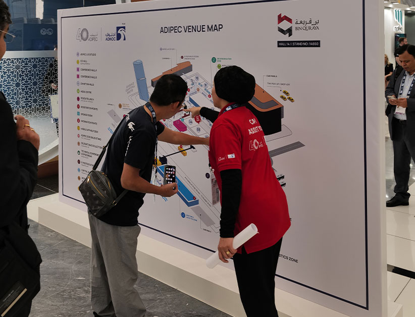 Explore the ADIPEC floorplan